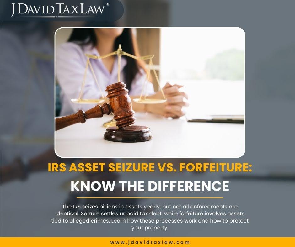 IRS Seizure vs. Forfeiture: Legal Rights & Defenses