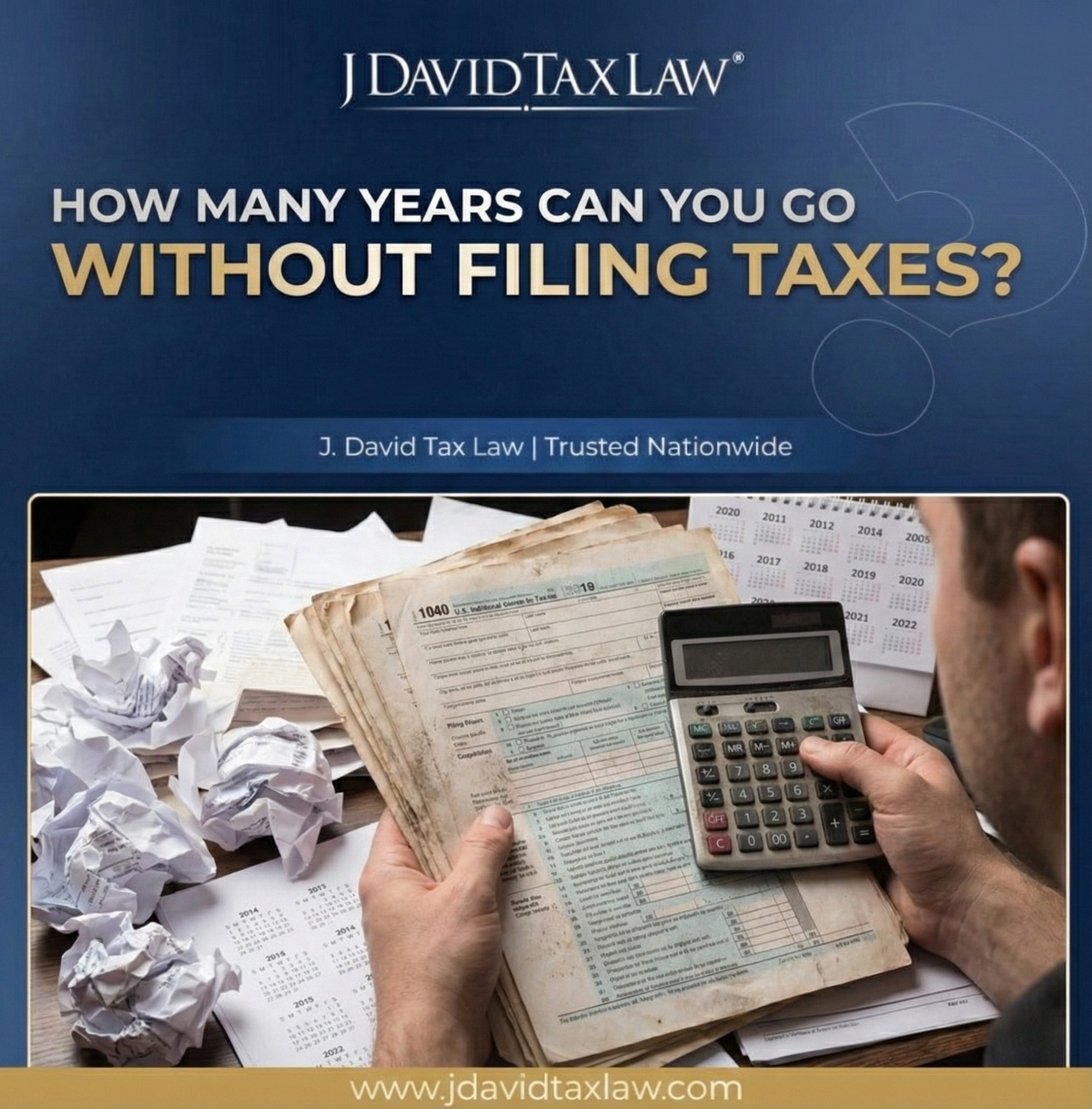 how many years can you go without filing taxes? | 2026 update