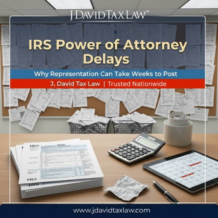 Why IRS Power of Attorney Processing Takes Weeks